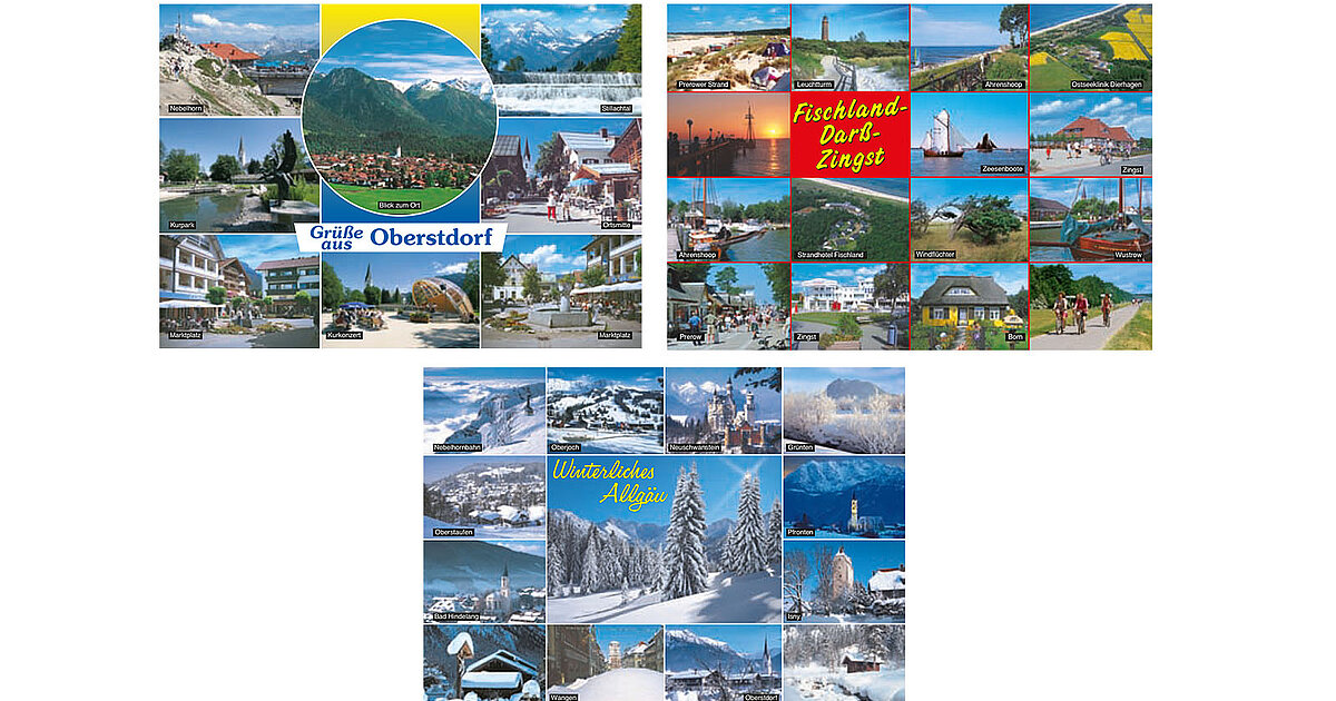 Postkarten mit Deutschlandmotiven | Plan International Deutschland e.V.